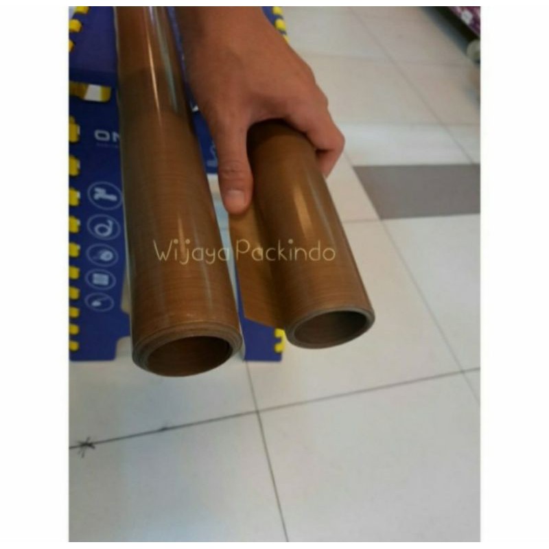 Jual Kain Teflon PTFE Lembaran / Sheet 0,25mm x 100cm Kain Tahan Panas ...