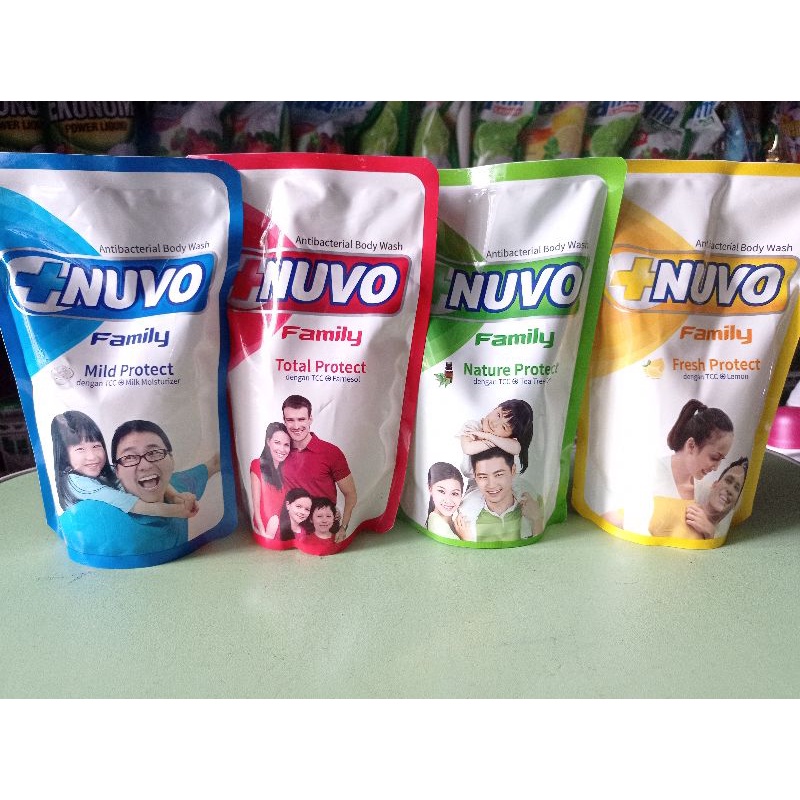 Jual nuvo family antibacterial body wash 400ml | Shopee Indonesia