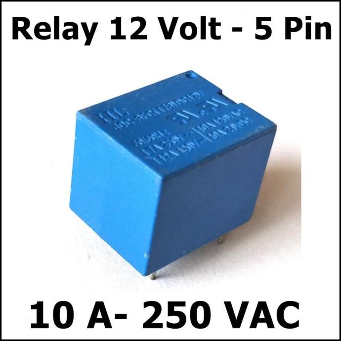 Jual ASLI Relay 12 Volt 12V 5 Pin 5P 5 Kaki | Shopee Indonesia
