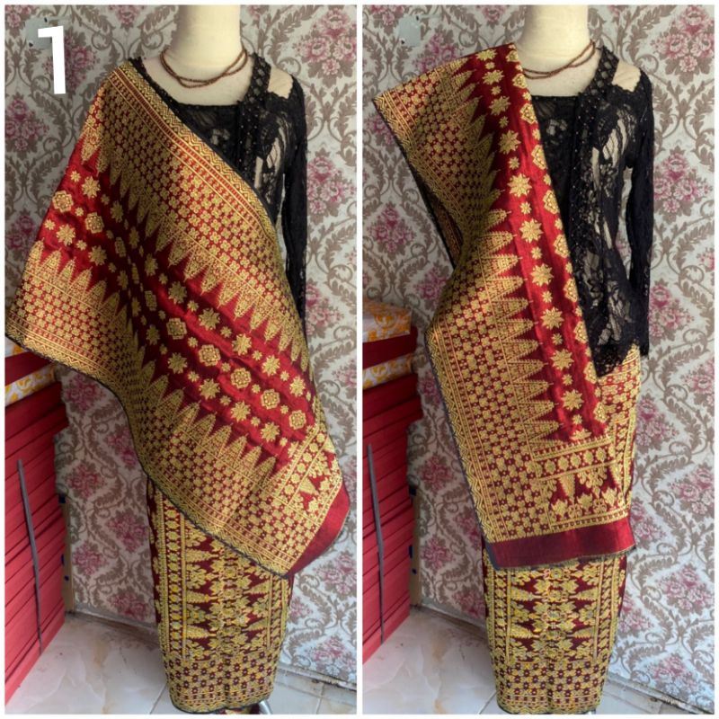 Jual Songket Palembang Sisik Naga Tenun Tangan | Shopee Indonesia