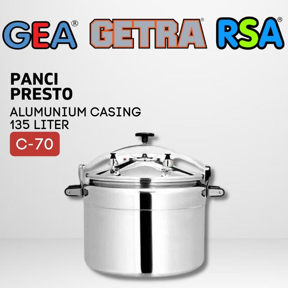 Jual PANCI PRESTO GETRA C-70 COMMERCIAL PRESSURE COOK ALUMUNIUM C70 ORIGINAL | Shopee Indonesia