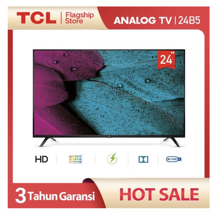 Jual TCL LED TV 24 Inch - 24B5 | Shopee Indonesia