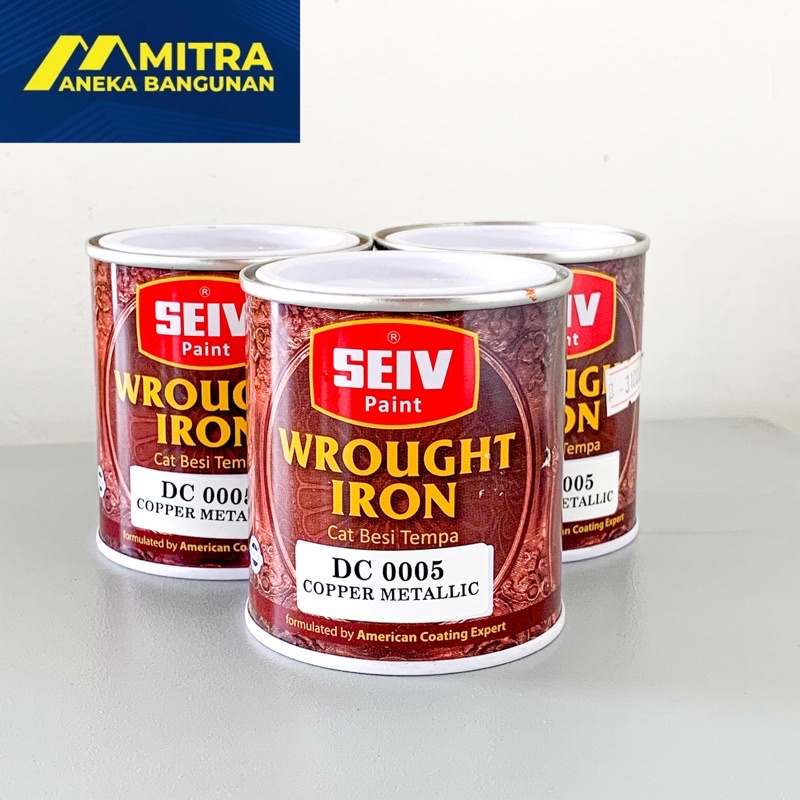Jual seiv wrought iron 0,25ltr / cat besi tempa warna tembaga / cat ...