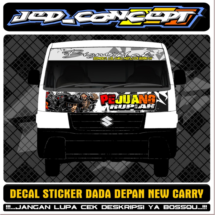 Jual decal kabin depan new carry dan kaca / stiker kabin depan new ... Jual decal kabin depan new carry dan kaca / stiker kabin depan new ...