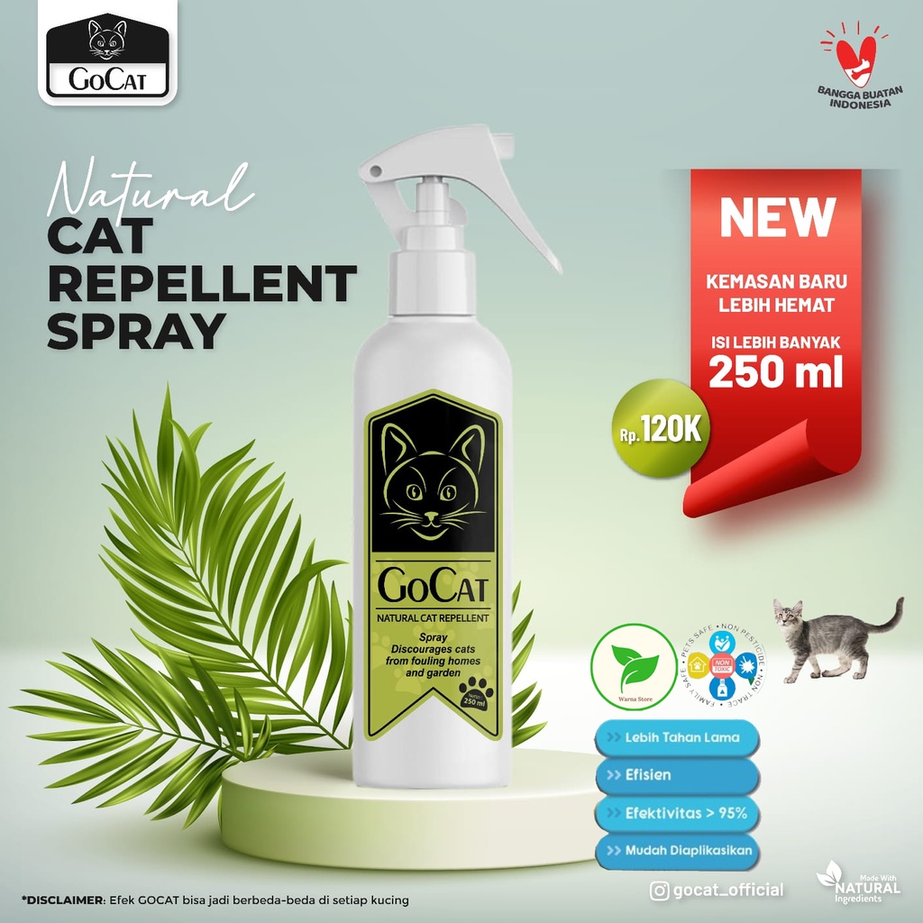 Jual GoCat Spray Pengusir kucing 250 ml cegah kucing buang kotoran ...