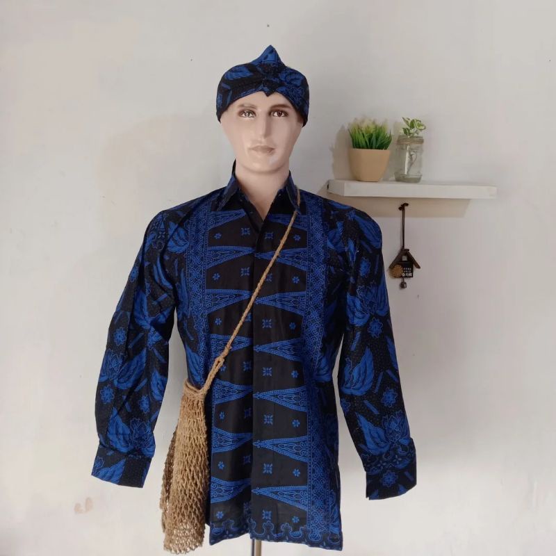 Jual BAJU BATIK BADUY PREMIUM MOTIF TAPAK KEBO | Shopee Indonesia