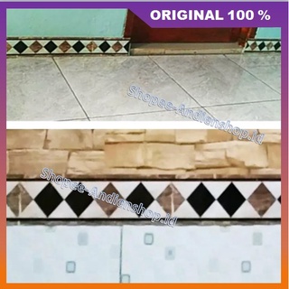 Jual Stiker Lantai Wallpaper Lis Border Sticker Dinding Lantai Granit ...