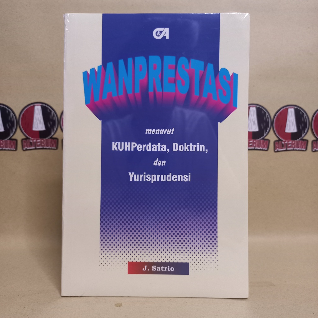Jual Buku Wanprestasi menurut KUHPerdata, Doktrin, dan Yurisprudensi ...