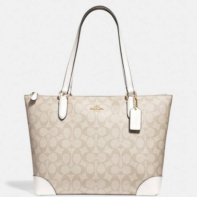 Jual Coach Zip Tote In Signature | Shopee Indonesia