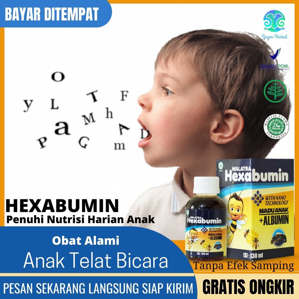 Jual Obat Anak Terlambat bicara Speech Delay Pelancar Anak Agar Bisa ...