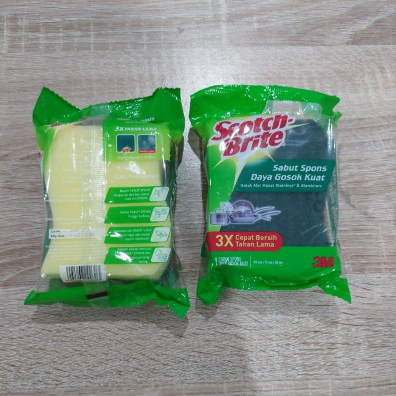 Jual Scotch Brite 3M / Sabut Spons Scotchbrite 3M / Sabut Cuci Piring ...