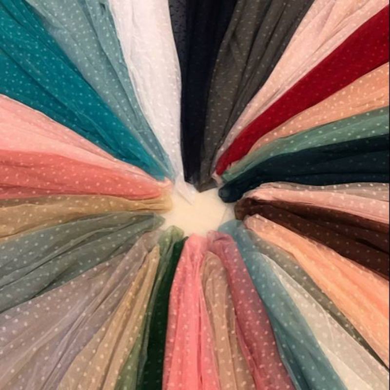 Jual KAIN TILE DOT/TILE POLOS DOT/KAIN TUTU- PART 2 | Shopee Indonesia