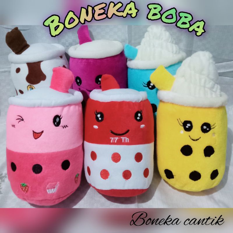 Jual Boneka Boba bubble milk tea boneka lucu murah | Shopee Indonesia