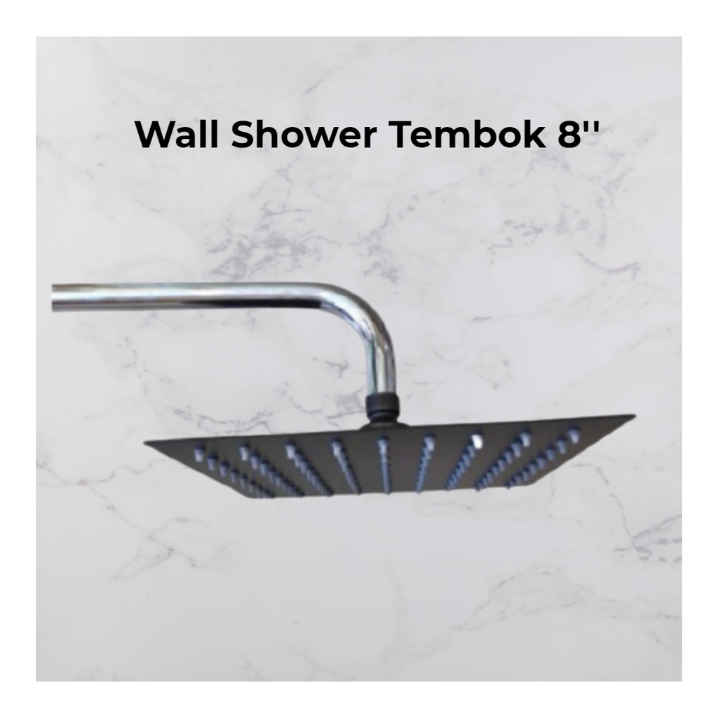 Jual Wall Shower Tembok | Head Shower Kotak Kamar Mandi Kotak Ukuran 8 ...