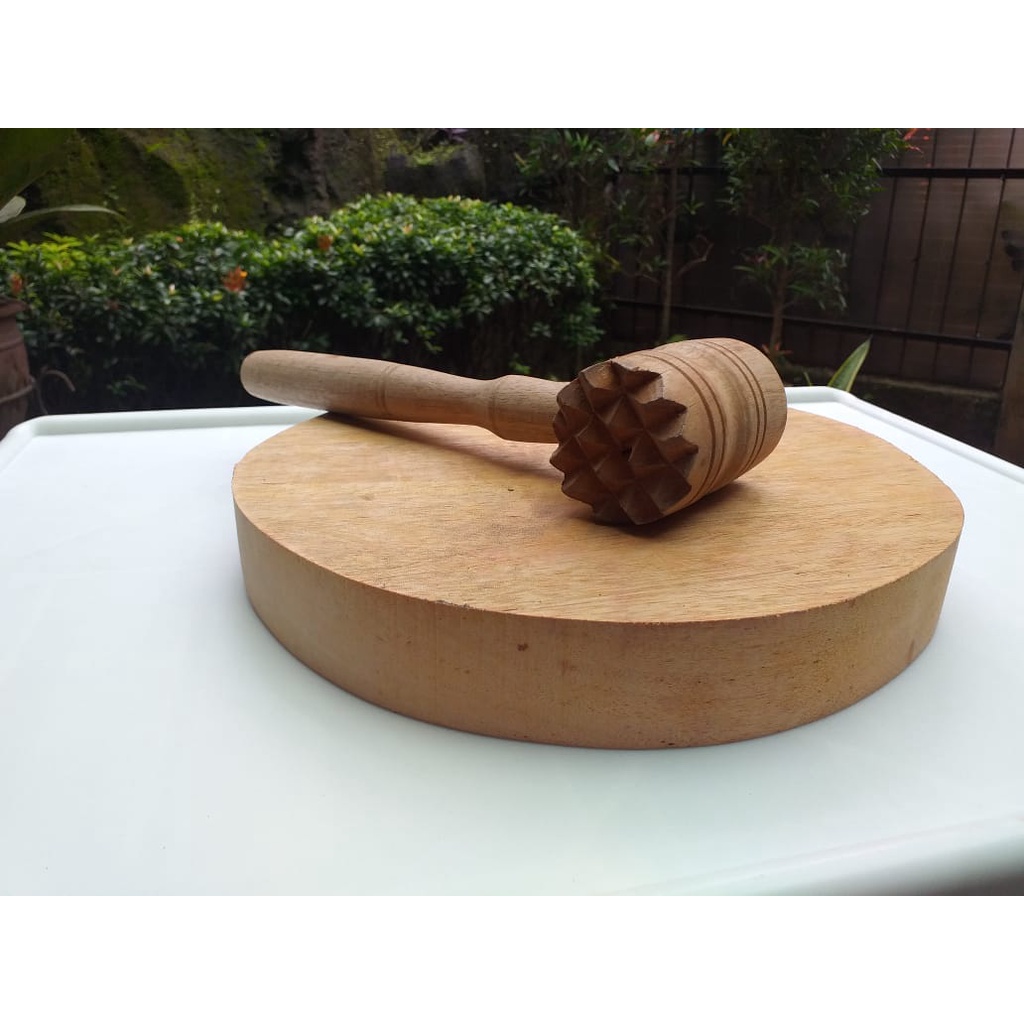 Jual PAKET HEMAT - Talenan Kayu Ukuran Besar dan Palu Pemukul Daging ...