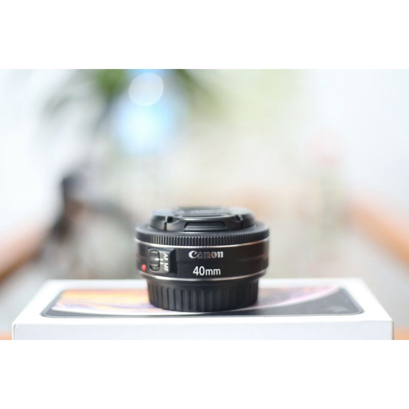 Jual LENSA CANON 40MM F2.8 MULUS NO MINUS MINUS | Shopee Indonesia