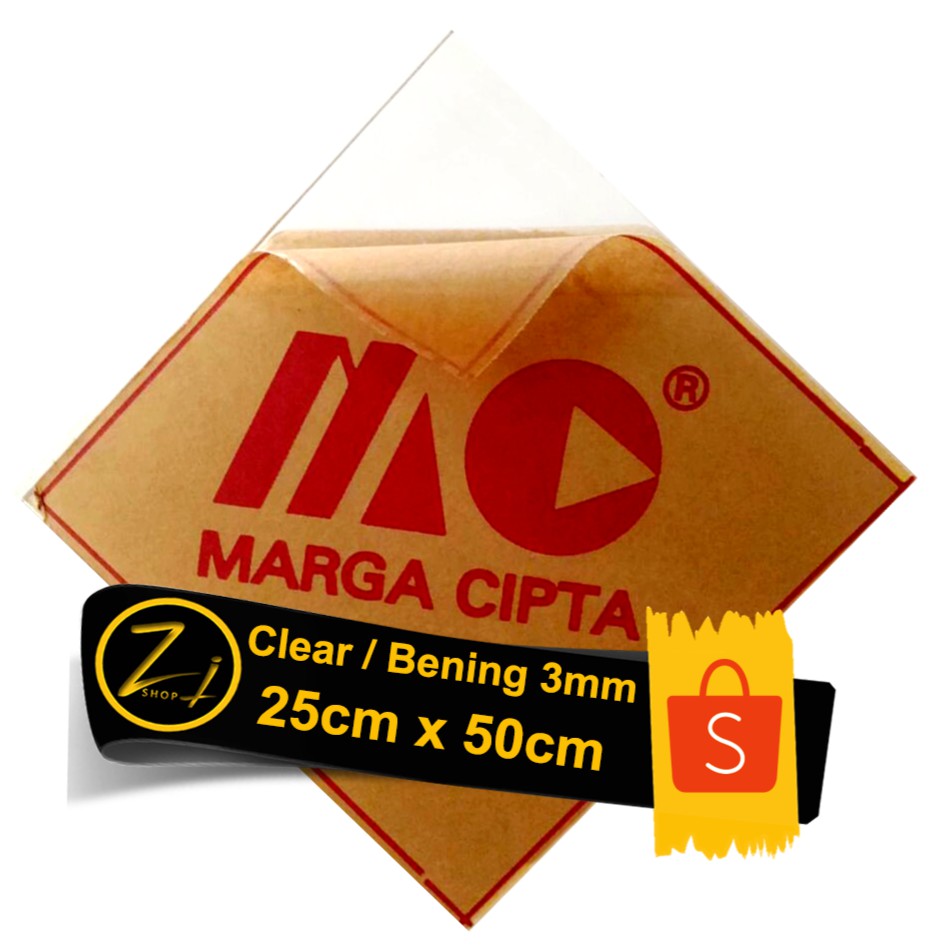 Jual Acrylic Sheet Akrilik Lembaran 25cm x 50cm 3mm | Shopee Indonesia