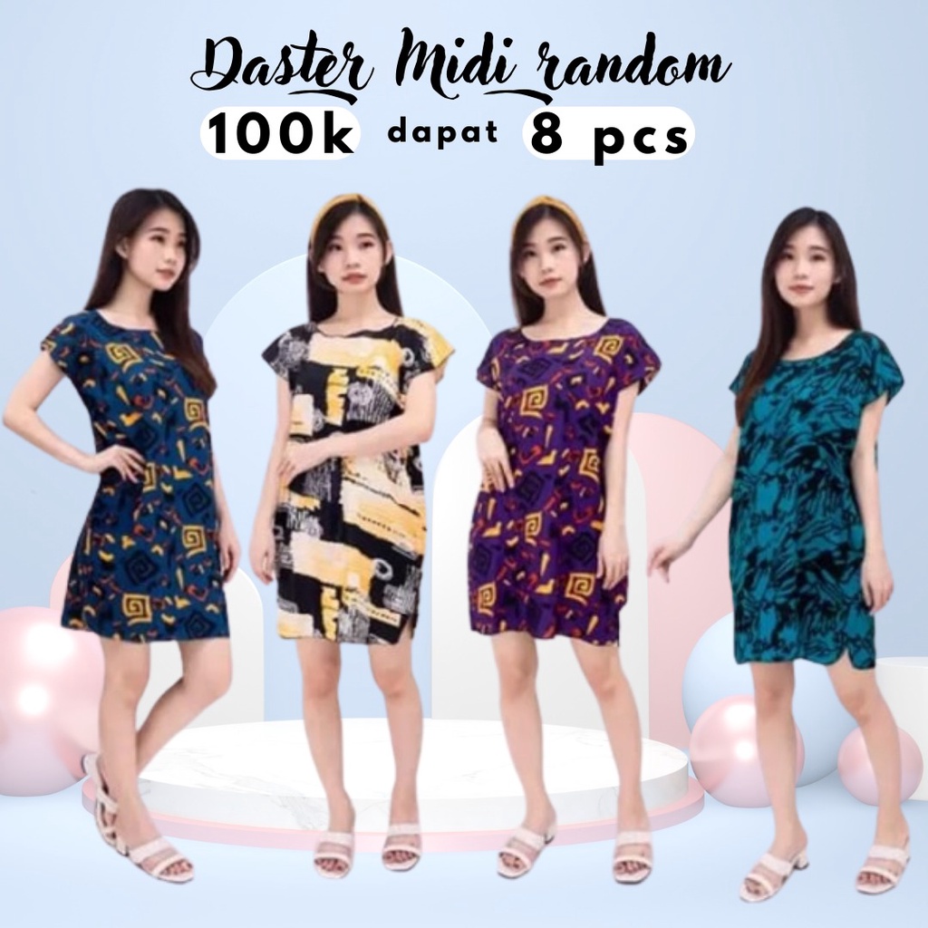 Jual PAKET PROMO DASTER MIDI 100RB DAPAT 8 PCS | Shopee Indonesia