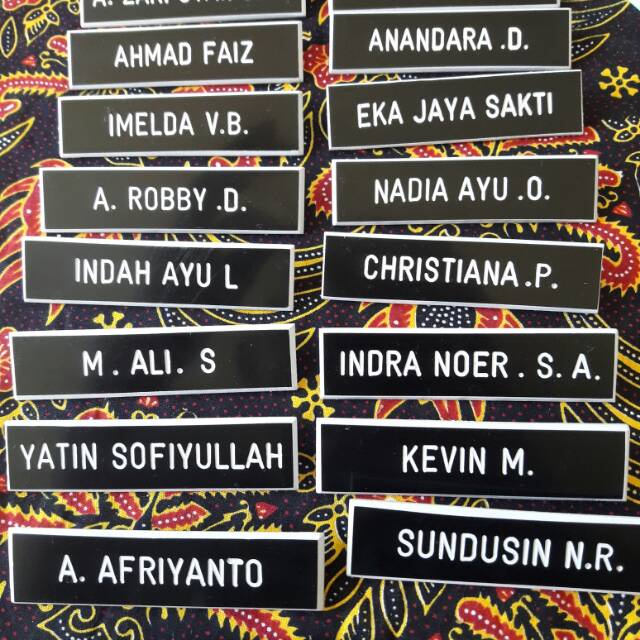 Jual PAPAN NAMA GRAFIR NAME TAG GRAVIR NAMA DADA UKIR PNS SIPIL NEGARA ...