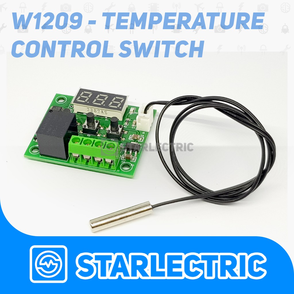Jual W1209 Mini Thermostat Temperature Controller Relay | Shopee Indonesia