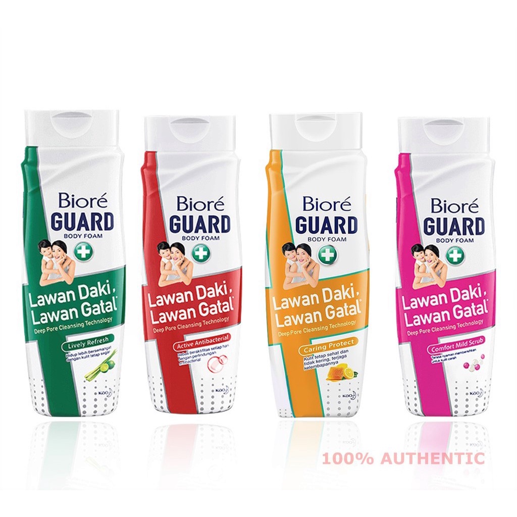 Jual Biore Guard Body Foam Sabun Mandi Botol 250ml / 100ml | Shopee ...
