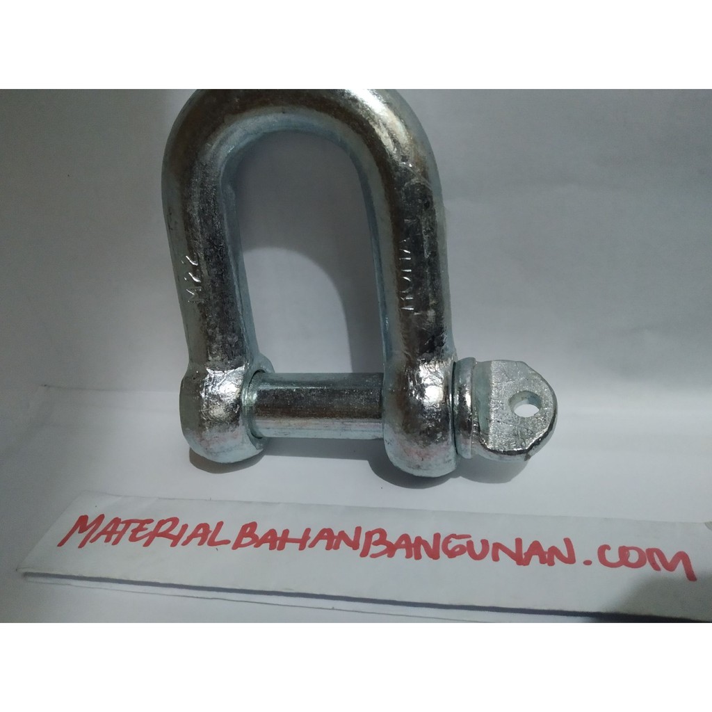 Jual Klem Segel D M24 Clamp Shackle 1 inch Penyambung Rantai Besi Kelem ...
