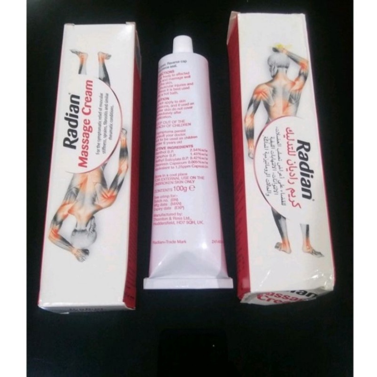 Jual RADIAN MASSAGE CREAM Pijat Arab Saudi Radian Massage Cream 100 ...