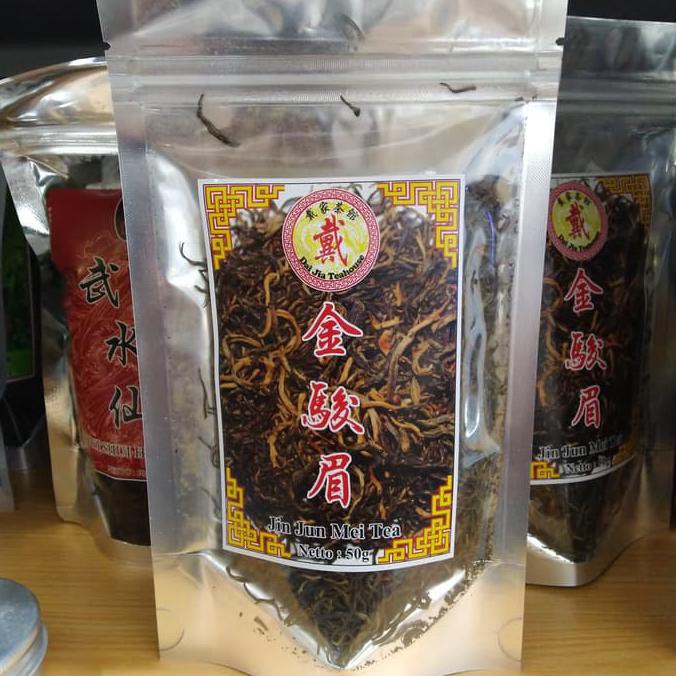 Jual TEA - 17 - 74 - CHINESE TEA PREMIUM JIN JUN MEI( GOLDEN BEAUTIFUL EYEBROW) 45GRAM TOKO ...