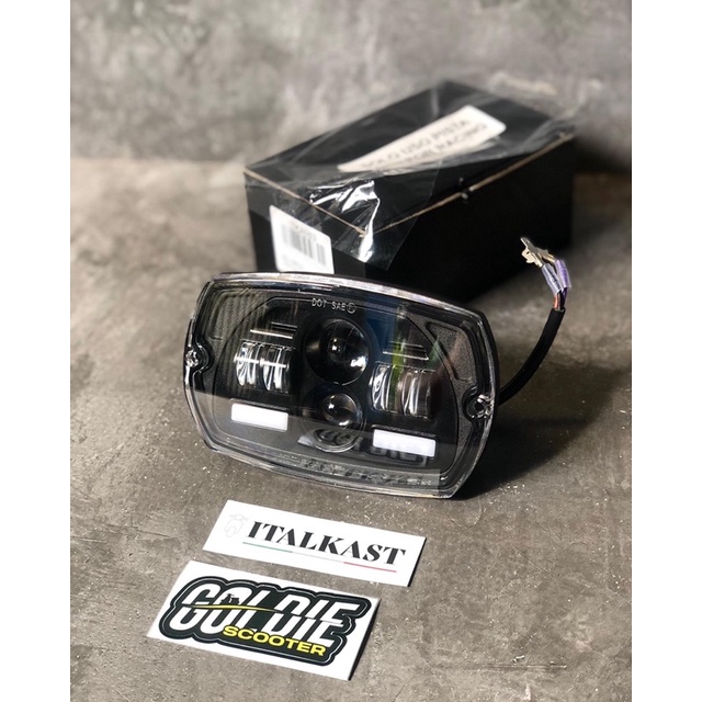 Jual Headlamp Daymaker Italkast Original Italy Vespa PTS | Shopee Indonesia