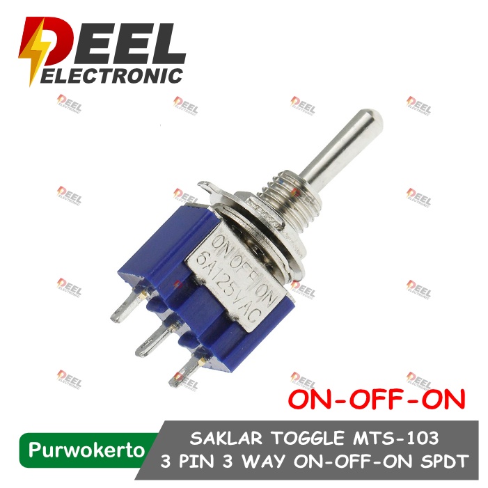 Jual SAKLAR TOGGLE MTS-103 3 PIN 3 WAY ON-OFF-ON SPDT TOGGLE SWITCH ...
