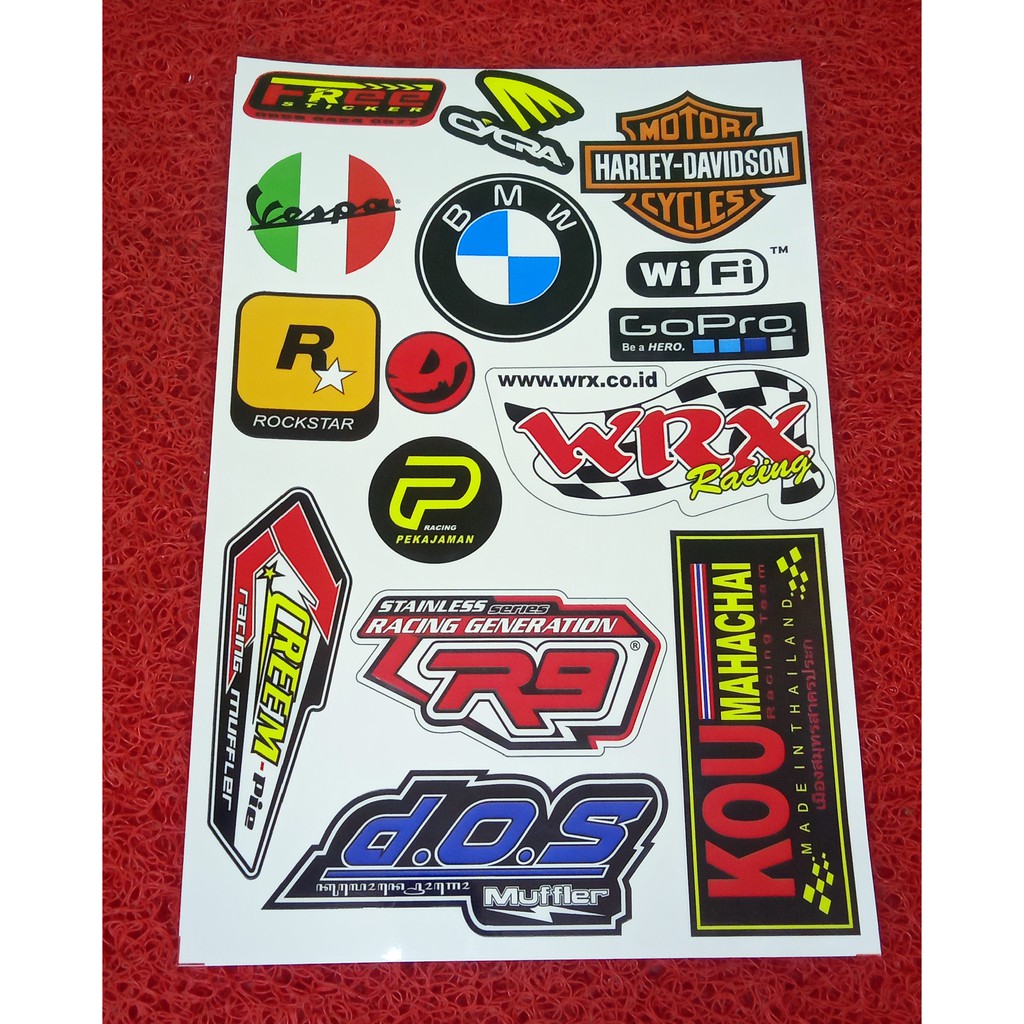 Jual STICKER PACK MIX, Sudah Terpotong sesuai Bentuk Produk Sesuai ...