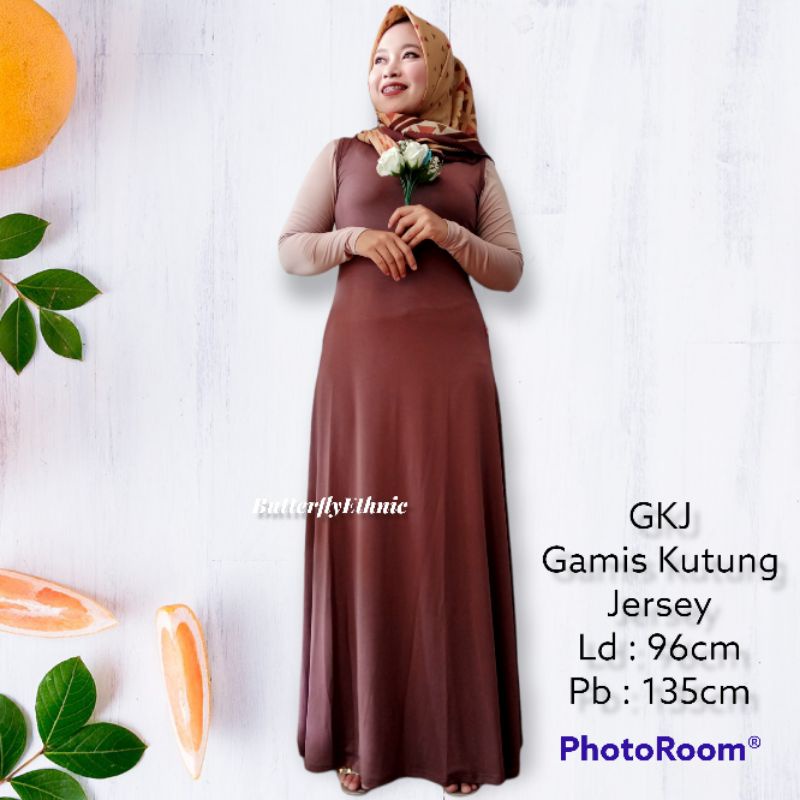 Jual Gamis Kutung / Buntung / Gamis Tanpa Lengan / Yukensi / Inner ...