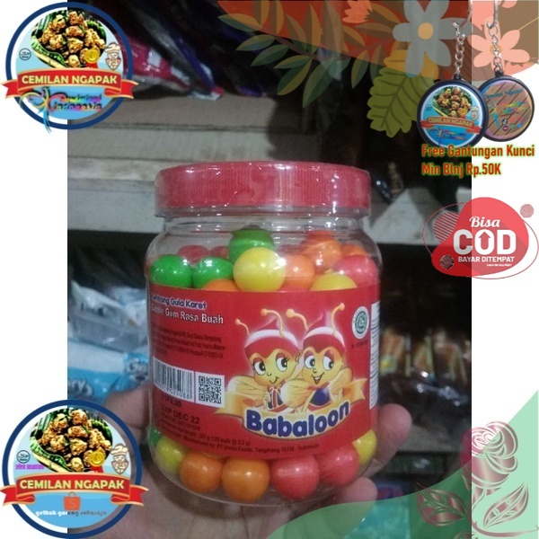 Jual Babaloon Kembang Gula Karet Rasa Buah WonderFood Indonesia ...