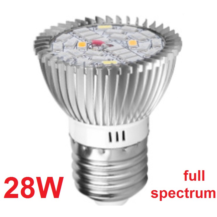 Jual Lampu Grow Light Lampu Cahaya Tanaman Tumbuhan Hidroponik LED Indoor Plant Growth E27 8/18 ...