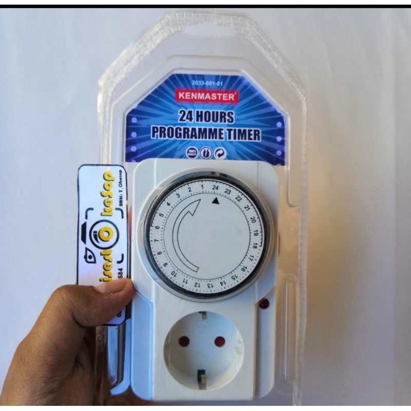 Jual Kenmaster 24 hours programme timer stop kontak timer | Shopee Indonesia