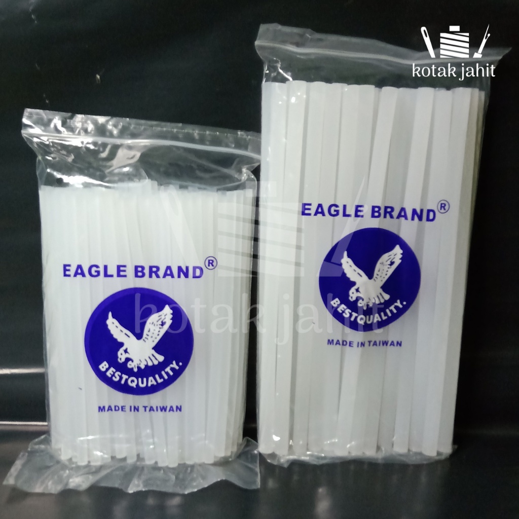 Jual Isi lem tembak kecil besar lem lilin 1 kg kiloan eagle brand Lem ...