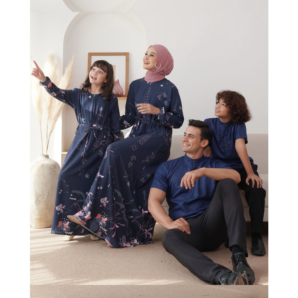 Jual [Clearance SALE] HIRA - Magnolia Series Navy Family Set ...