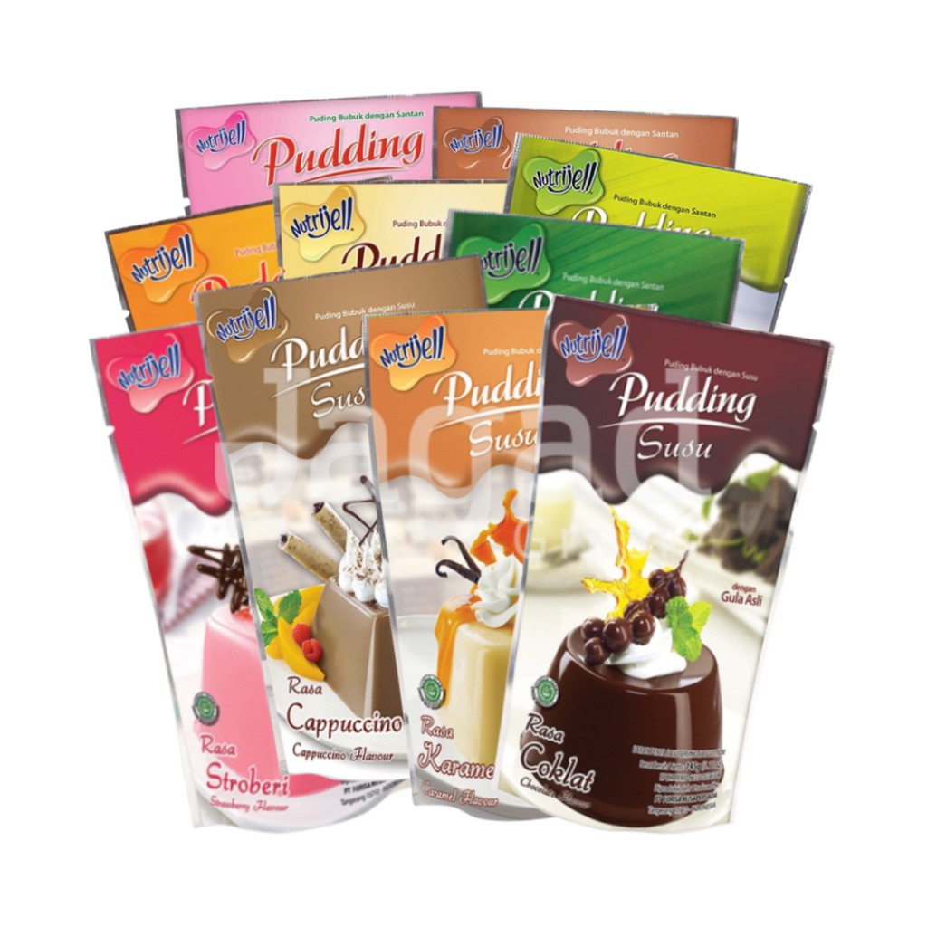 Jual Nutrijell Pudding Susu / Pudding Santan / Pudding Lapis Aneka Rasa ...