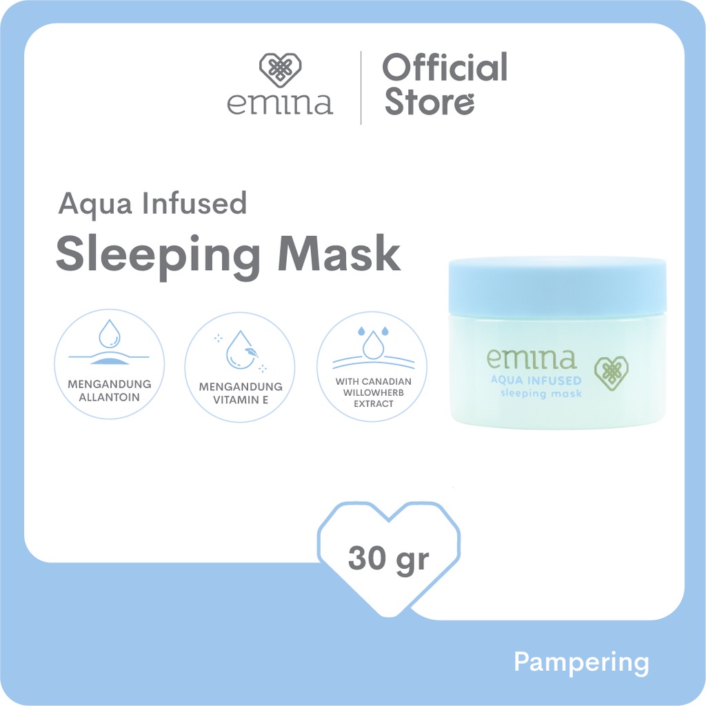 Jual Emina Aqua Infused Sleeping Mask 30g | Shopee Indonesia