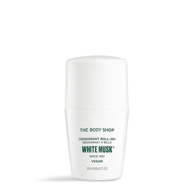 Jual white musk deodorant vegan the body shop (exp 02-2024) | Shopee ...