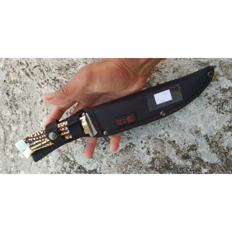 Jual Pisau berburu/survival Colombia G11 tanduk rusa | Shopee Indonesia