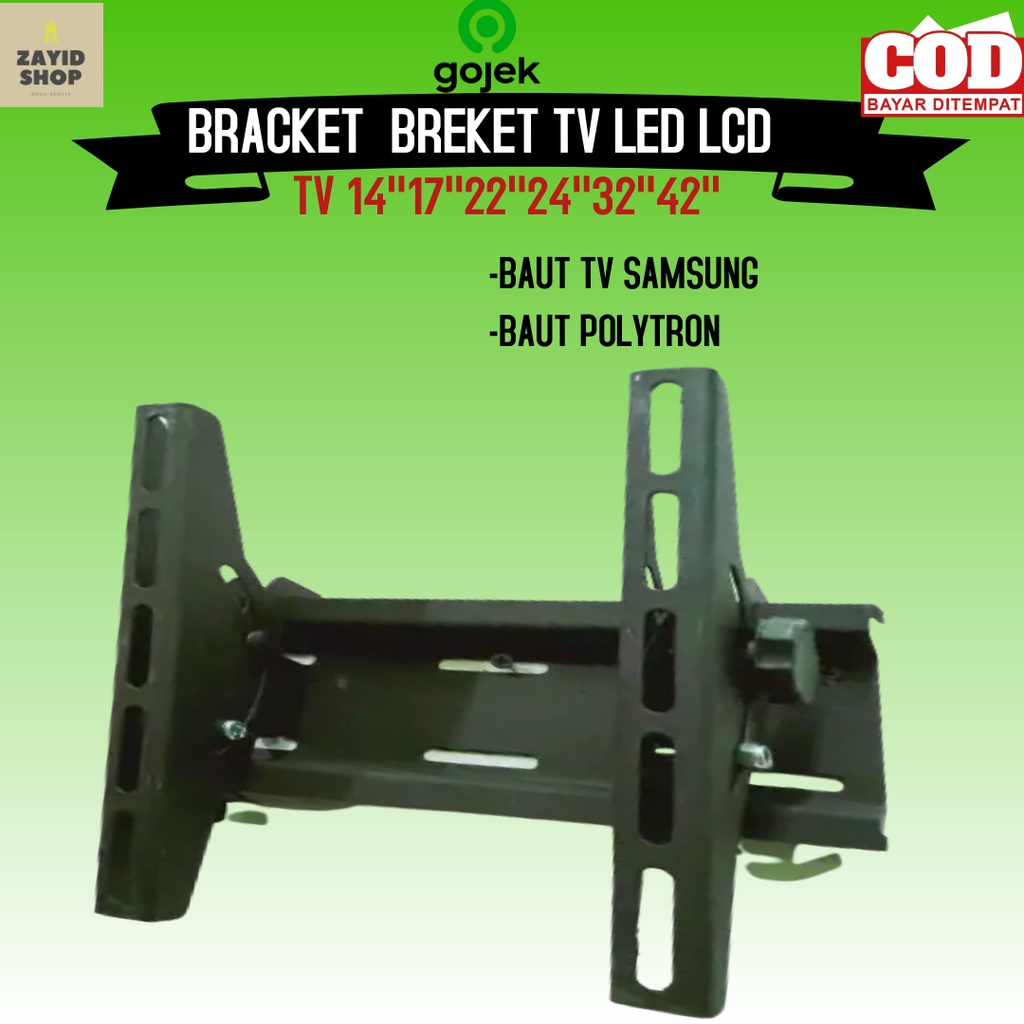 Jual Terbaru breket bracket tv 42 inch sampai 60 inchi LED LCD 14 Inchi ...