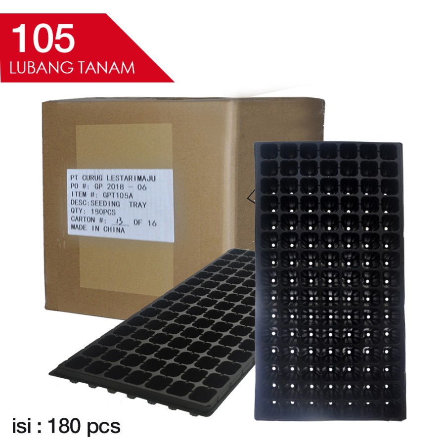 Jual 1 Karton/Box Tray Semai / Seeding Tray / hidroponik Untuk ...