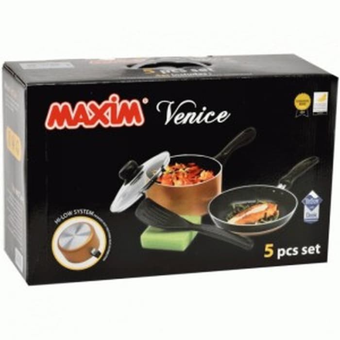Jual teflon set maxim vanice 5pcs | Shopee Indonesia