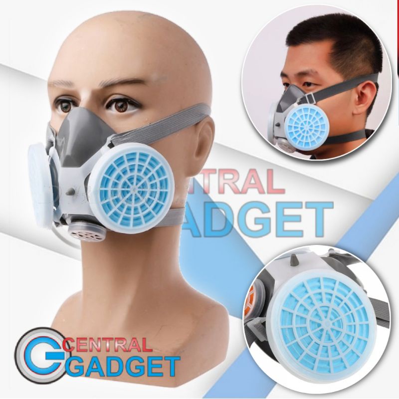 Jual Masker Gas Masker Respirator Carbon Masker Babi Masker Painting ...
