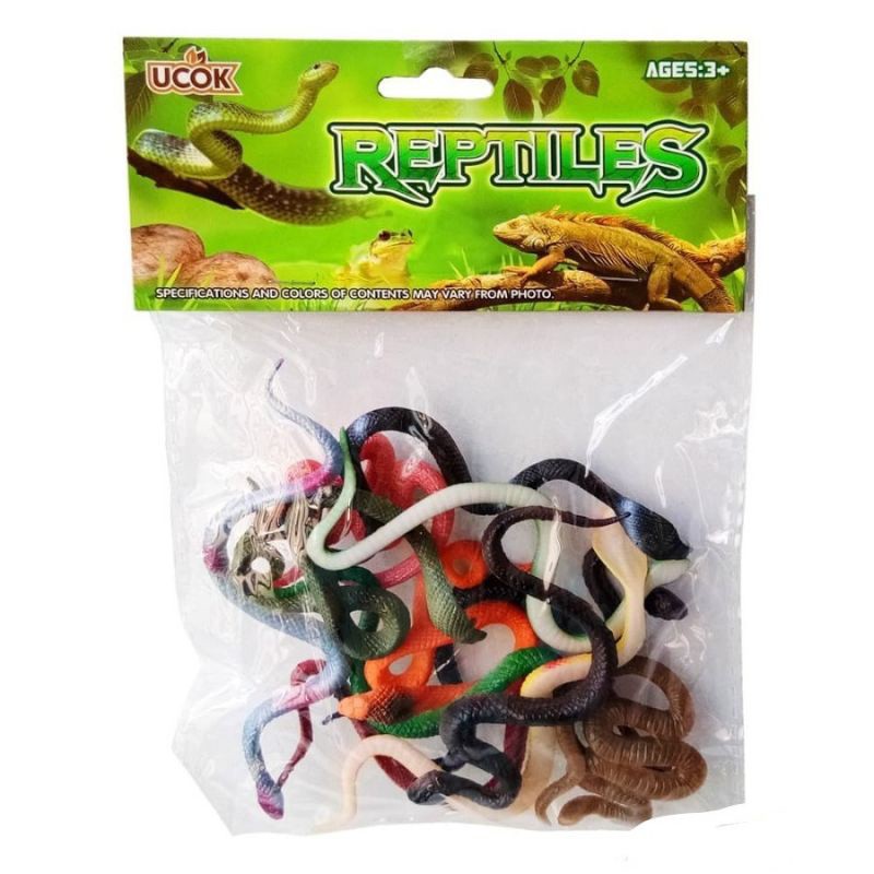 Jual Mainan Ular Karet Reptiles Ular Ularan Mengenal Hewan Mainan Ular ...