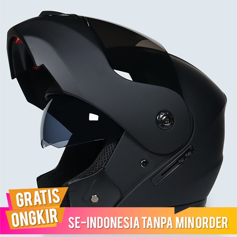 Jual Helm Full Face Tertutup Empat Musim Universal Ring Cap Motor Off ...