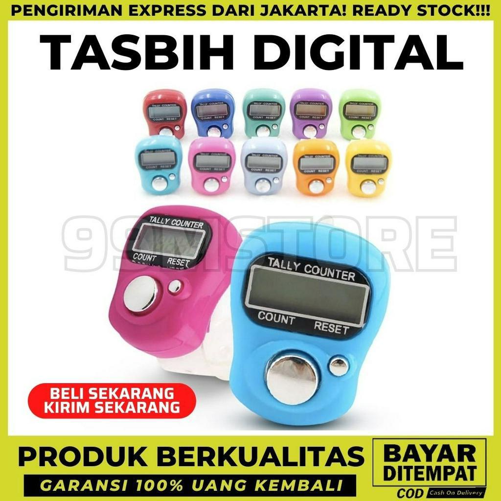 Jual Alat hitung mini Tasbih digital Hand counter tally Led Jari Tasbeh ...