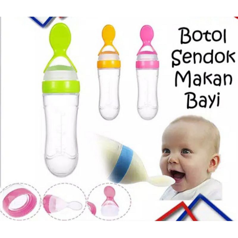 Jual Botol Sendok Bayi Silikone/botol DOT silicone MC3 | Shopee Indonesia