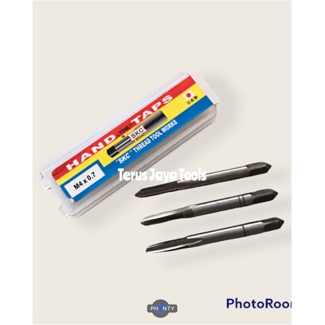 Jual SKC Hand Tap Handtap mata tap ulir M4 x 0,7 SKC (3pcs) | Shopee ...